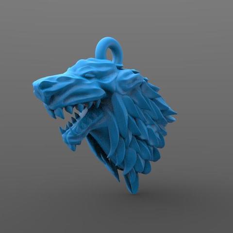 Download 3D printer designs Game of thrones Stark keychain ・ Cults