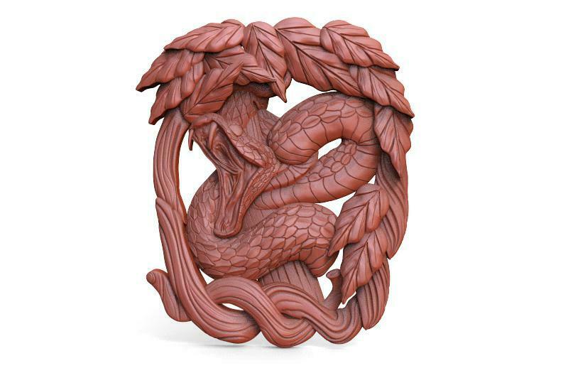Файл STL CNC Snake・Шаблон для 3D-печати для загрузки・Cults