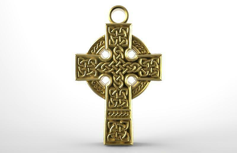 STL file CELTIC CROSS 4・Template to download and 3D print・Cults