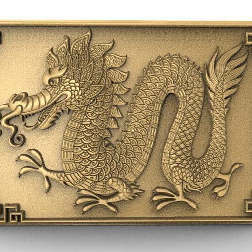 Download STL file Chinese dragon cnc • 3D print template ・ Cults