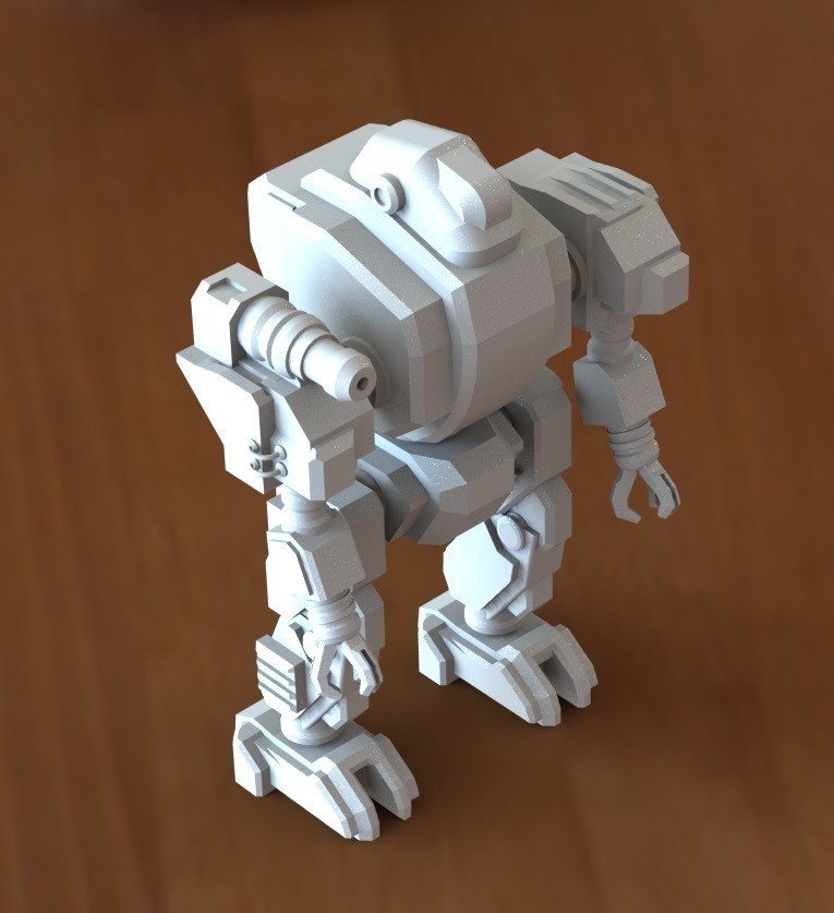 Free STL file Mech 5・Template to download and 3D print・Cults