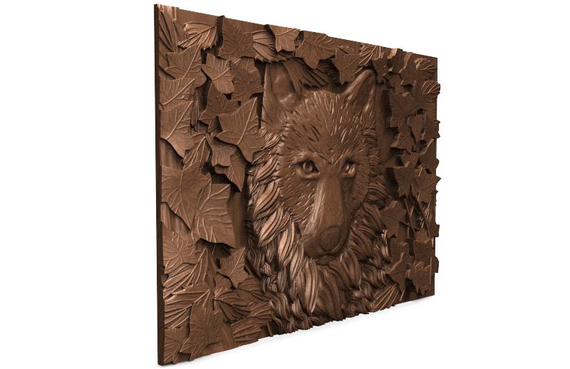 STL file wolf CNC 2・Template to download and 3D print・Cults