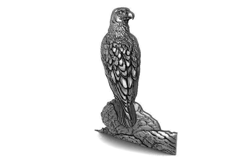STL file Falcon bas-relief CNC・3D printer design to download・Cults