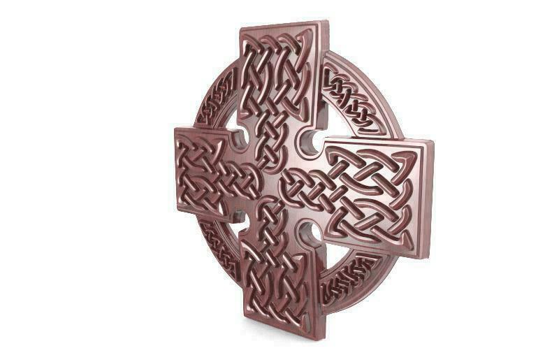 STL file Celtic cross 5 CNC・3D printer model to download・Cults