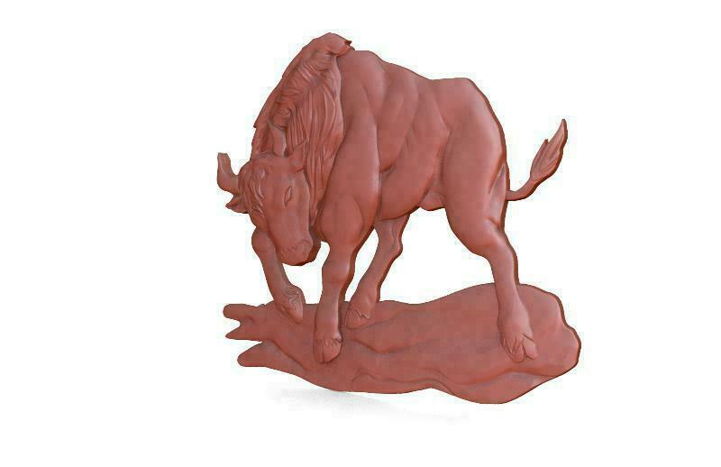 STL file Bull CNC・3D printer model to download・Cults