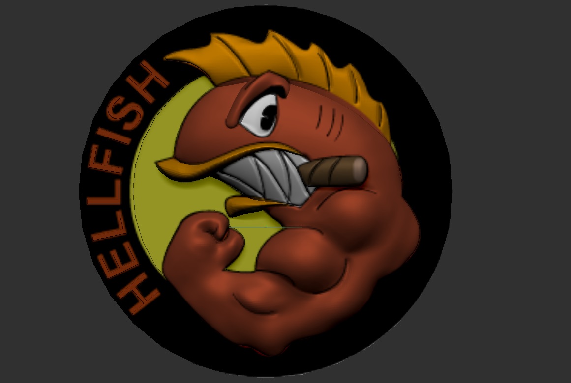 STL file The Simpson Flying Hell Fish・3D print design to download・Cults