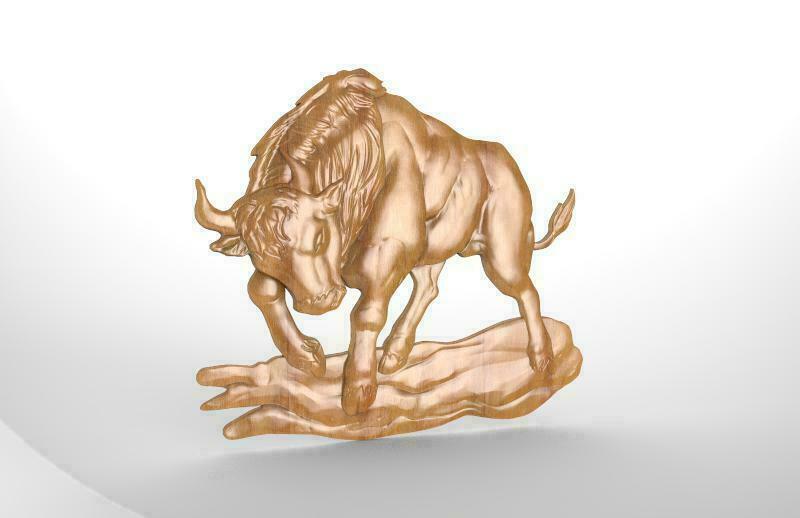 STL file Bull CNC・3D printer model to download・Cults