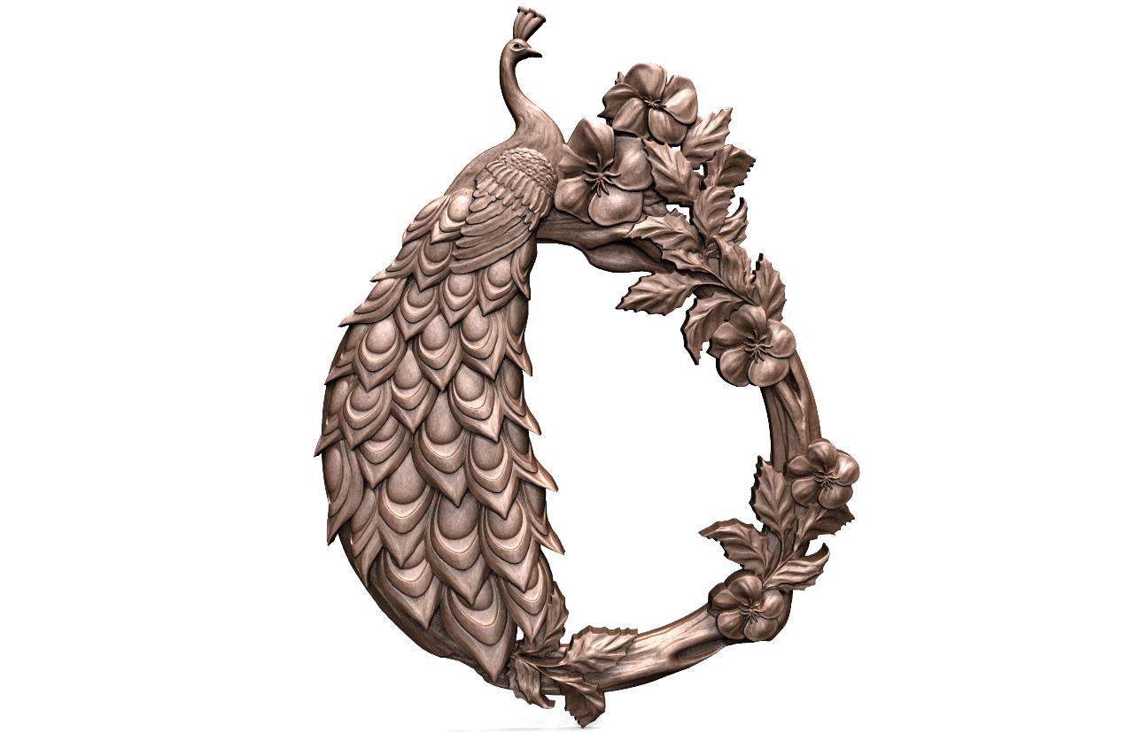 STL file Peacock CNC・3D printing design to download・Cults