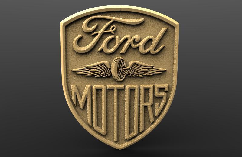 Fichier STL Modèle Ford motors cnc 3d 🚙・Design à télécharger et à ...