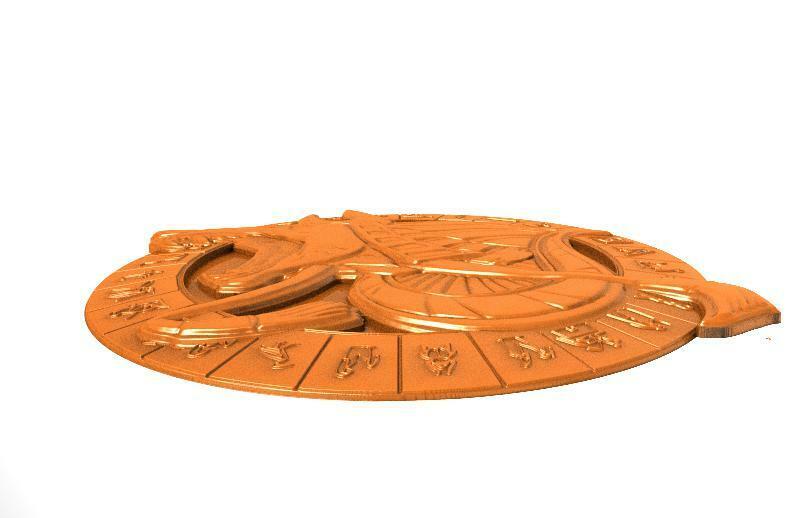STL file Anubis bas-relief cnc・3D printer design to download・Cults
