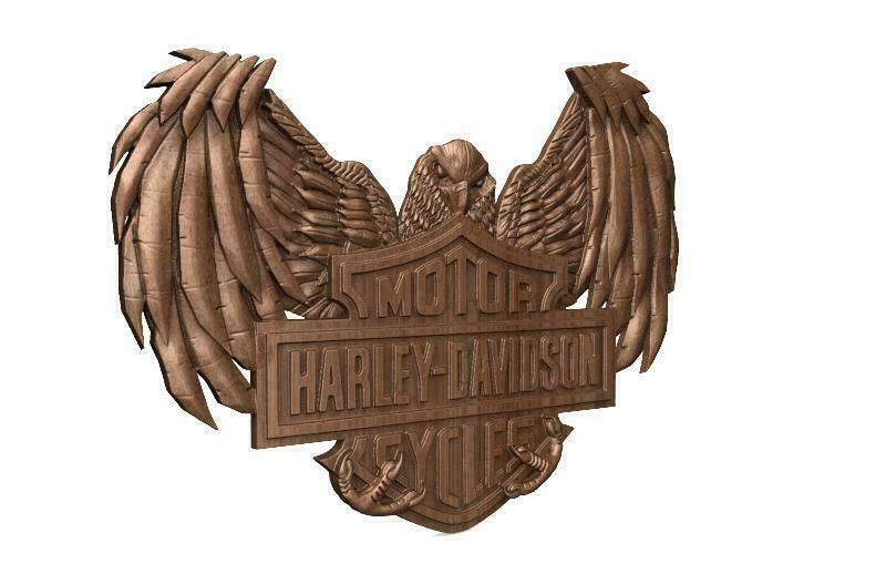 Файл STL Harley-davidson CNC・Дизайн 3D-печати для загрузки3D・Cults