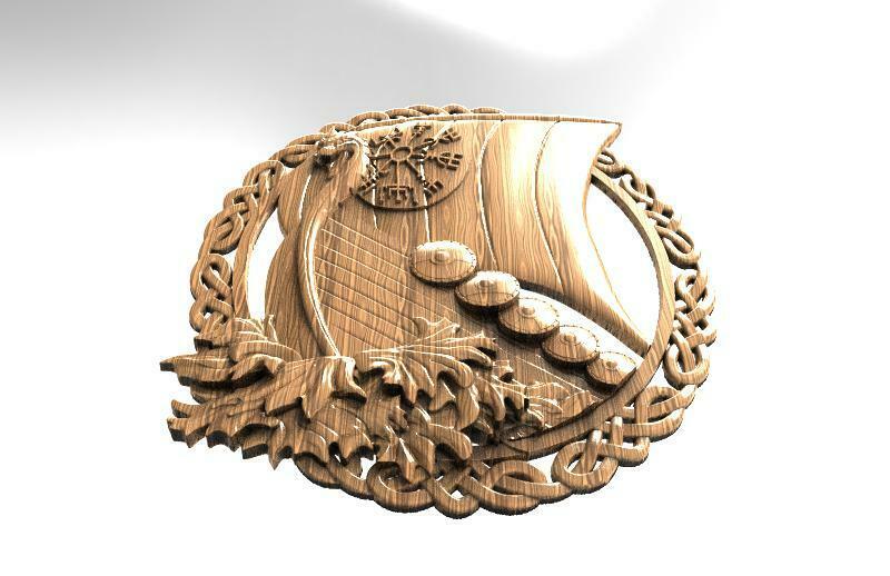 STL file Viking ship 3 CNC・3D printer model to download・Cults