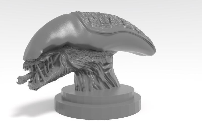 STL file Alien bust・3D print object to download・Cults