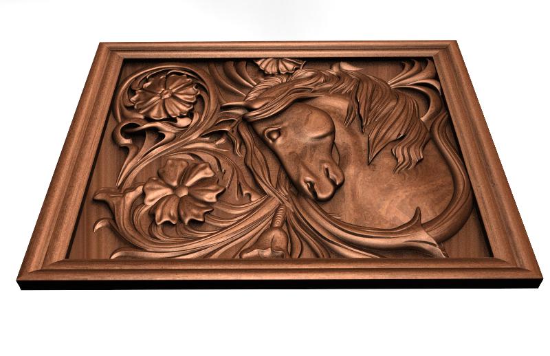 STL file Horse CNC 3 🐎・3D print model to download・Cults