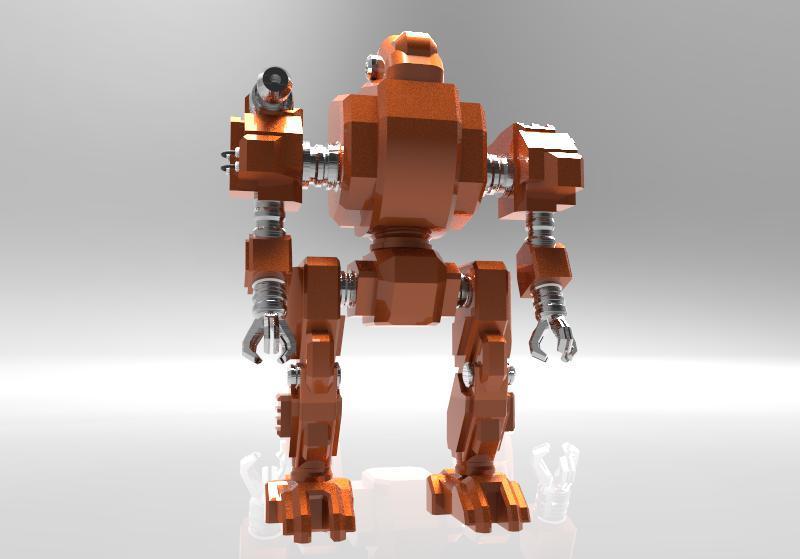 Free STL file Mech 5・Template to download and 3D print・Cults