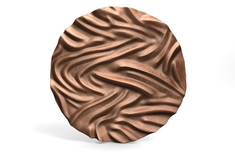 STL file Wave panel deco CNC・3D printable model to download・Cults