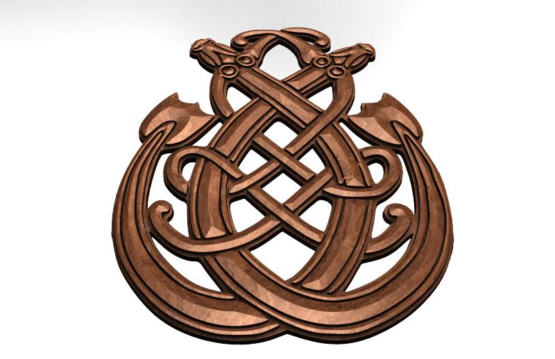 Archivo STL Celtic dragon CNC 2・Idea de impresión 3D para descargar・Cults