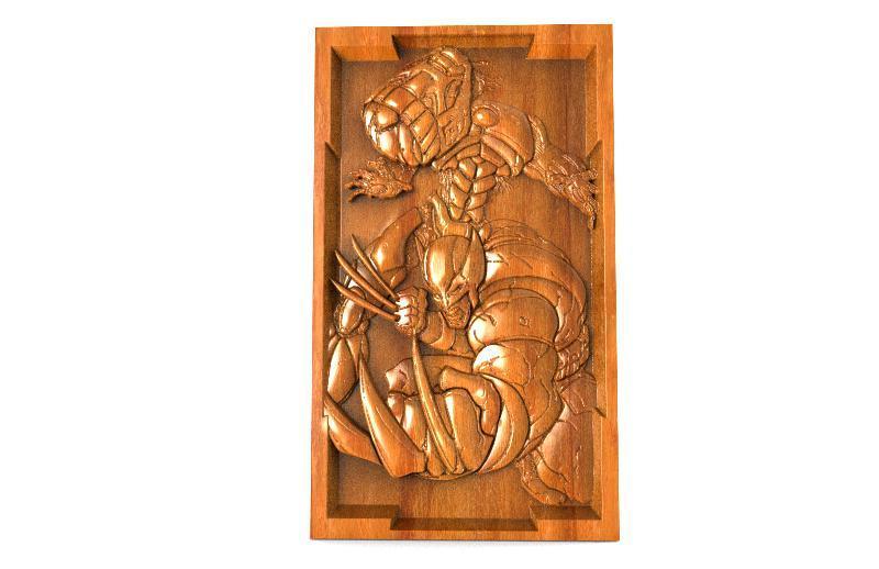 STL file Wolverine bas-relief CNC・3D printer design to download・Cults