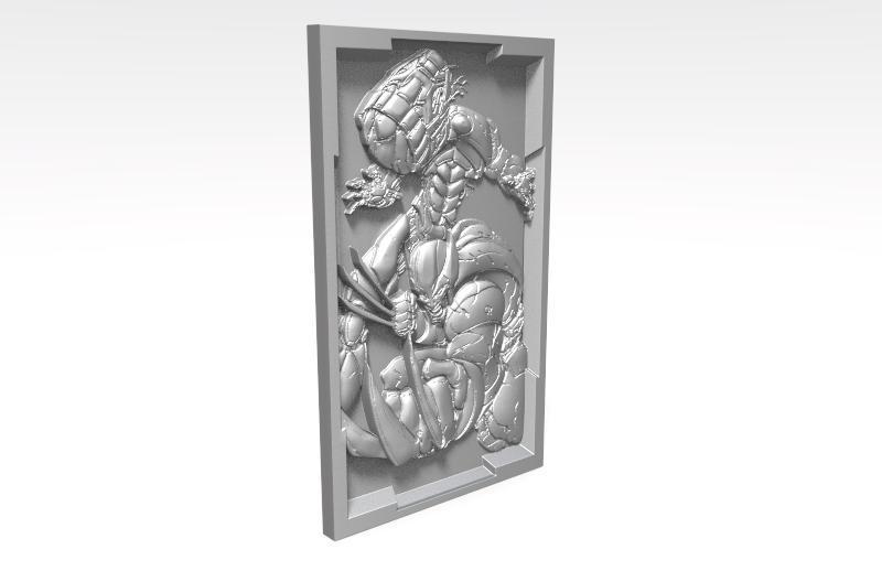 STL file Wolverine bas-relief CNC・3D printer design to download・Cults