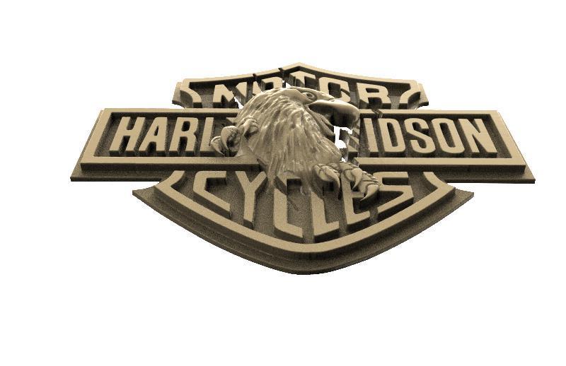 STL file Harley-Davidson eagle 2 🦅・Template to download and 3D print・Cults
