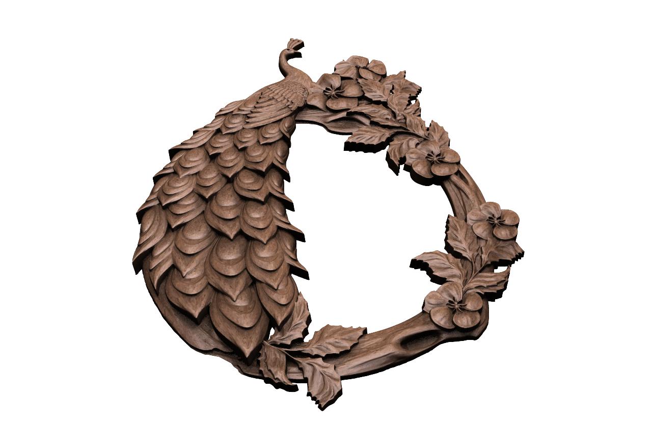 STL file Peacock CNC・3D printing design to download・Cults