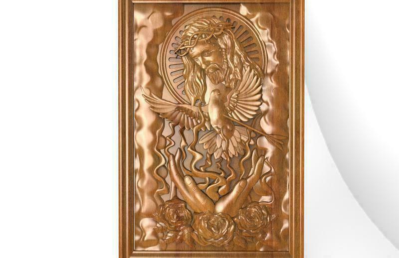STL file Jesus Christ CNC 2・Design to download and 3D print・Cults
