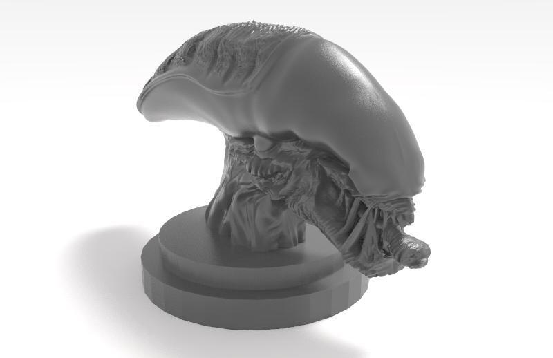 STL file Alien bust・3D print object to download・Cults