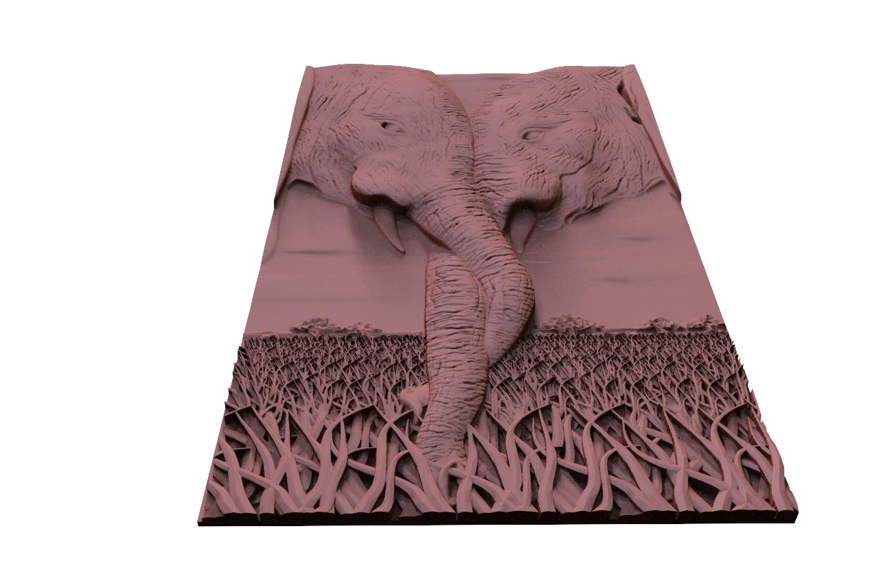 STL file Elephant CNC 2・3D printer model to download・Cults
