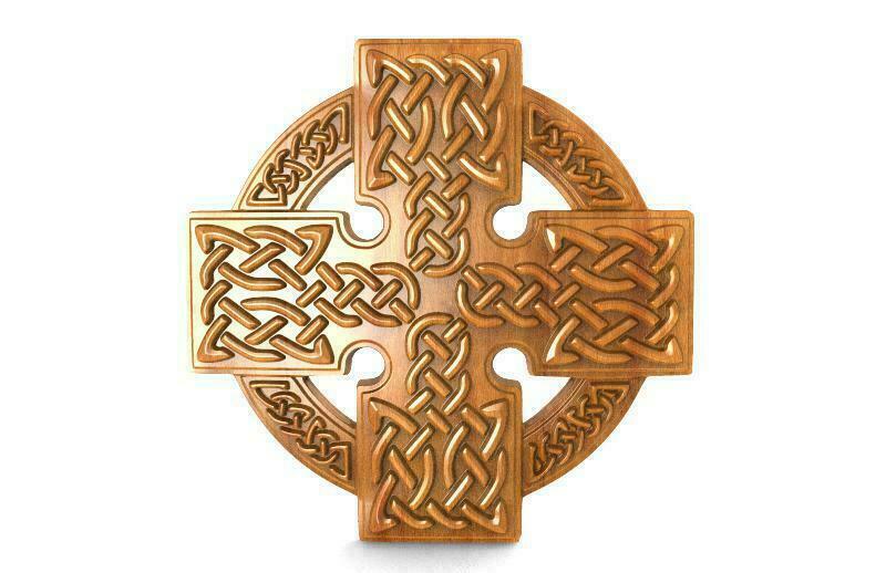 STL file Celtic cross 5 CNC・3D printer model to download・Cults