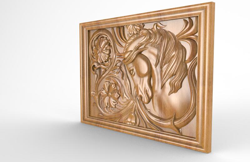 STL file Horse CNC 3 🐎・3D print model to download・Cults