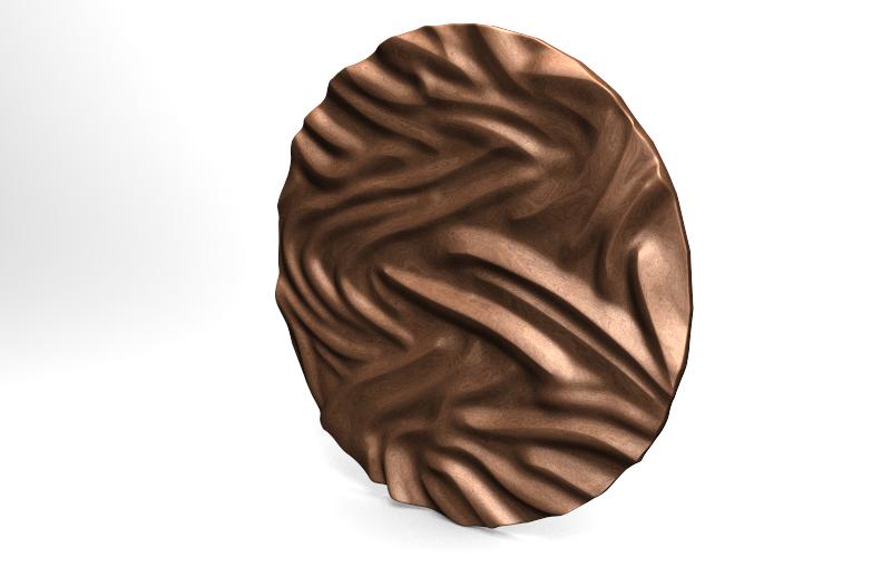 STL file Wave panel deco CNC・3D printable model to download・Cults