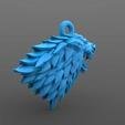 Download 3D printer designs Game of thrones Stark keychain ・ Cults