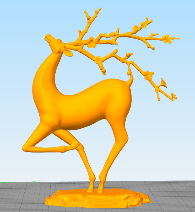 Free STL file Running Sika Deer・3D printer design to download・Cults