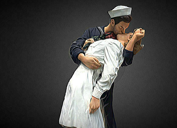 Free OBJ file Embracing peace ☮️・Template to download and 3D print・Cults