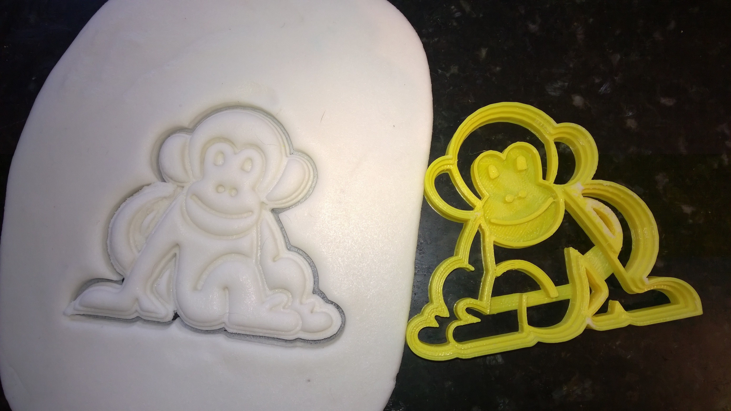 Файл STL cookie cutter monkey monkey cookie cutter・Модель для загрузки ...