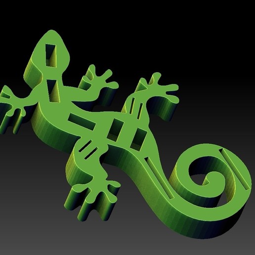 Download free STL file USB/SD Gecko • 3D printable template ・ Cults