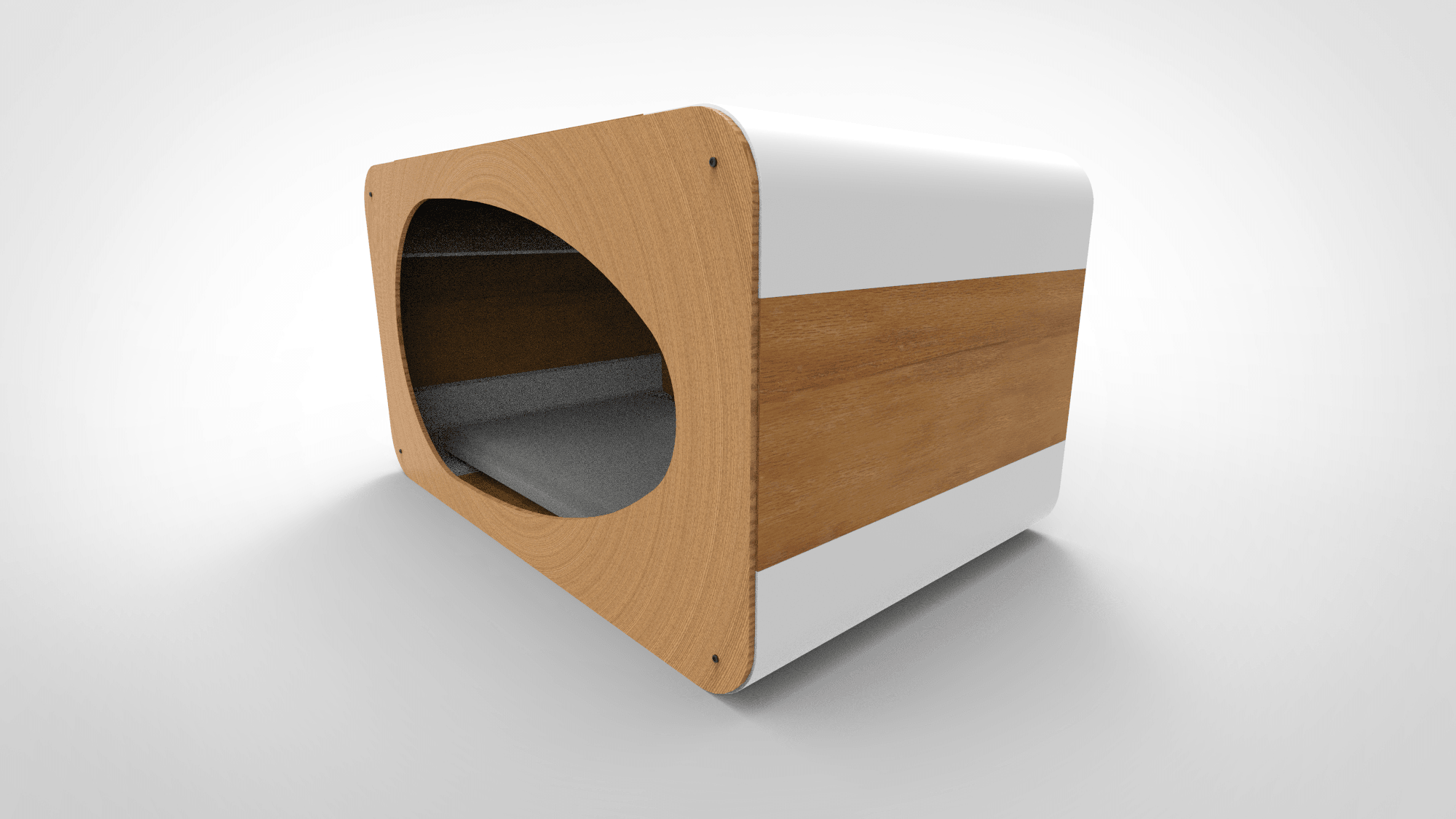 STL file Modern cat house・3D printer design to download・Cults