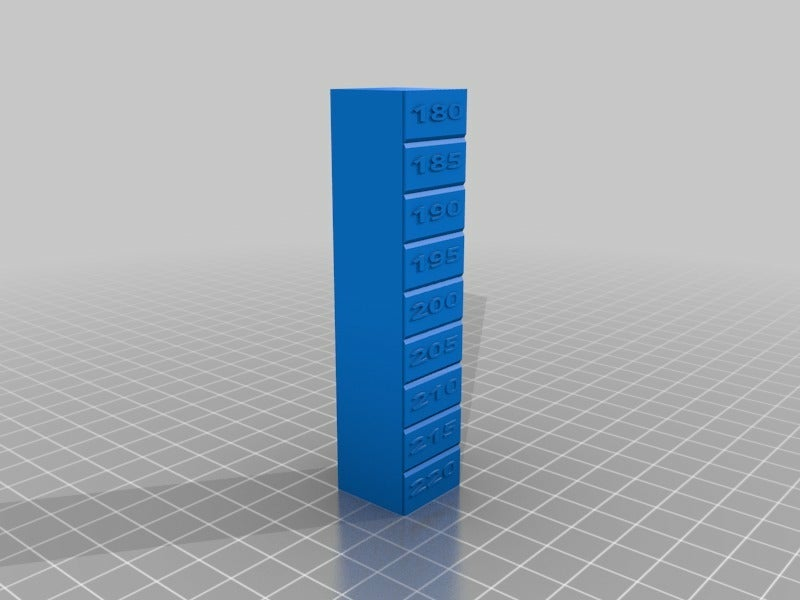 Free STL file PLA / PLA & ABS tower temperature・Object to download and ...