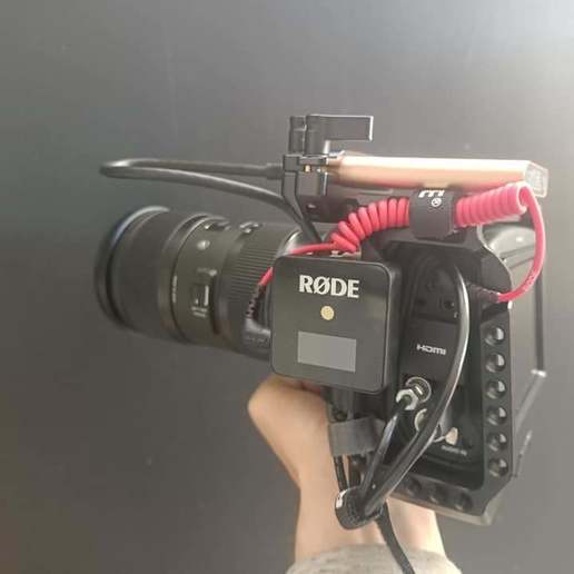 Download free STL file Rode Wireless GO mount • Design to 3D print ・ Cults