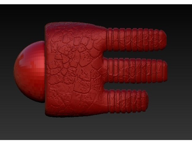 Free STL file hellboy hand ・3D printable model to download・Cults