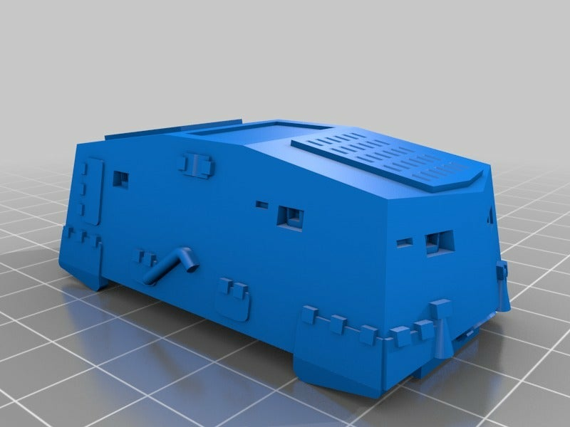 Free STL file A7v split parts・Object to download and to 3D print・Cults