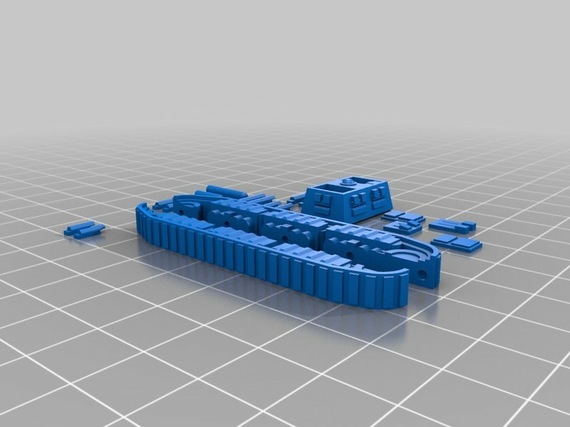 Free STL file A7v split parts・Object to download and to 3D print・Cults