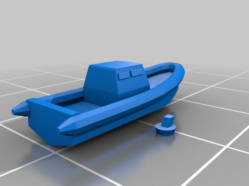 Free STL file humpback dinghy・3D printing design to download・Cults