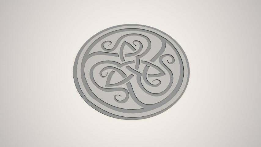 Бесплатный STL файл Celtic knot easy print 🪢・3D-печать объекта для ...