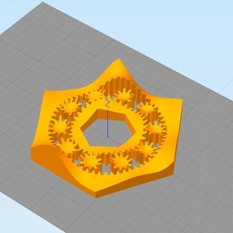 Download free STL file Crazy Distorted Planetary Gear Bearing • 3D ...