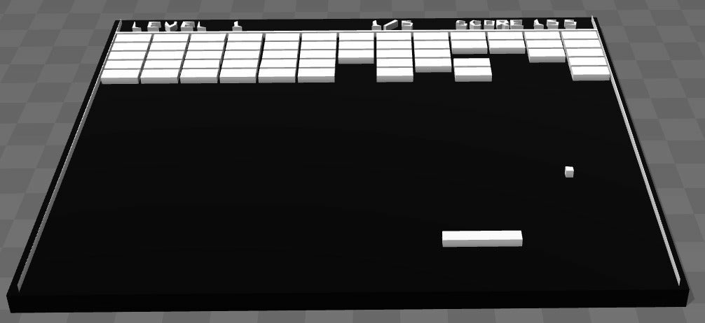 Free STL file breakout atari・3D print design to download・Cults