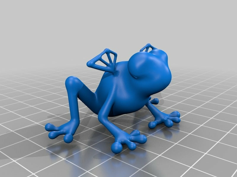 Free STL file Frog with wings・3D printing design to download・Cults
