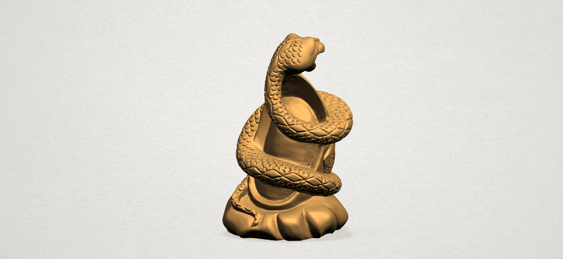 Free 3D file Chinese Horoscope 06 Snake 🐍・3D printable model to ...