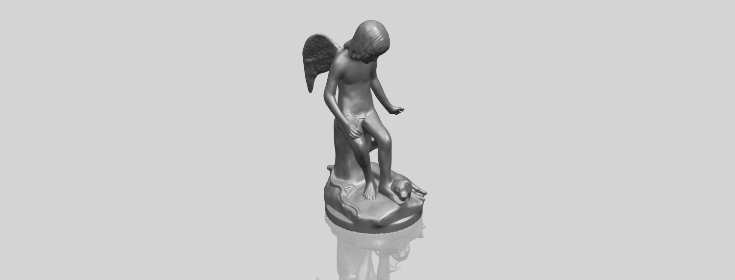 Download free STL file Angel and Dog • 3D print model ・ Cults