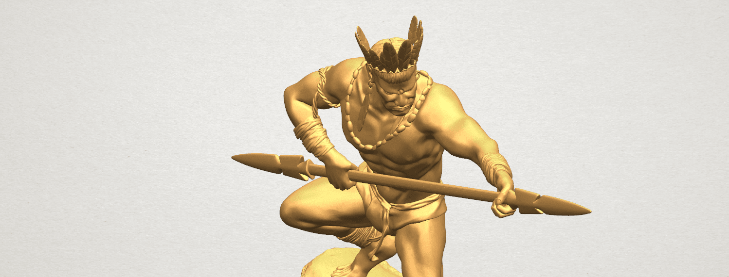 Descargar archivo 3D gratis Rojo Indio 02・Modelo para la impresora 3D・Cults